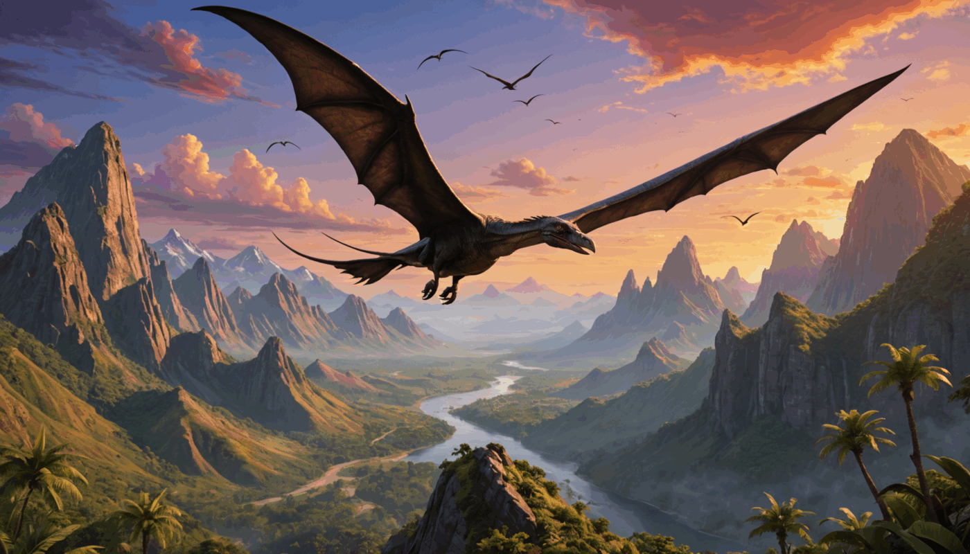 Le ptérodactyle : secrets d’un roi du ciel préhistorique