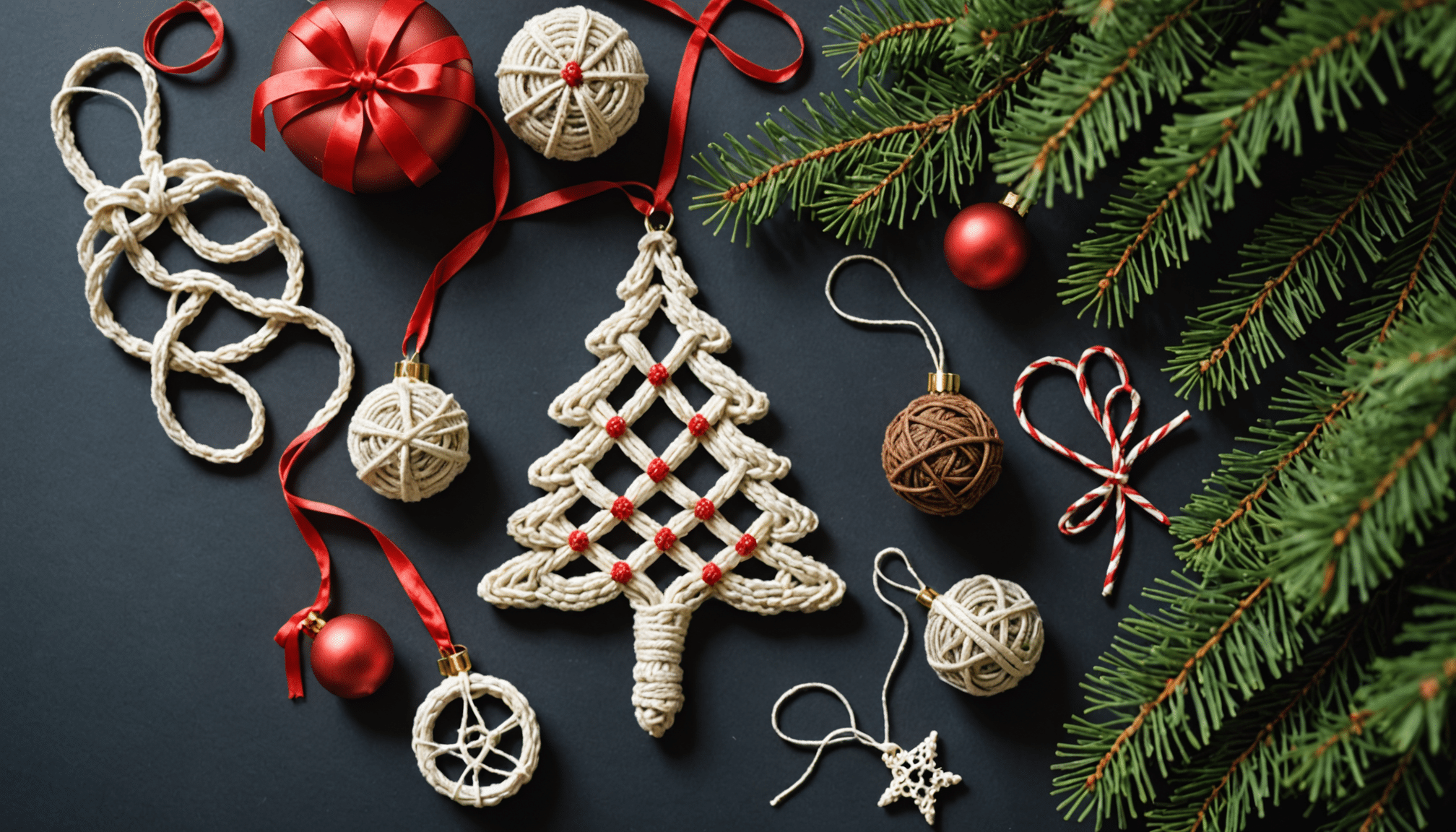 Noël en fil : 15 décos en macramé faciles à créer