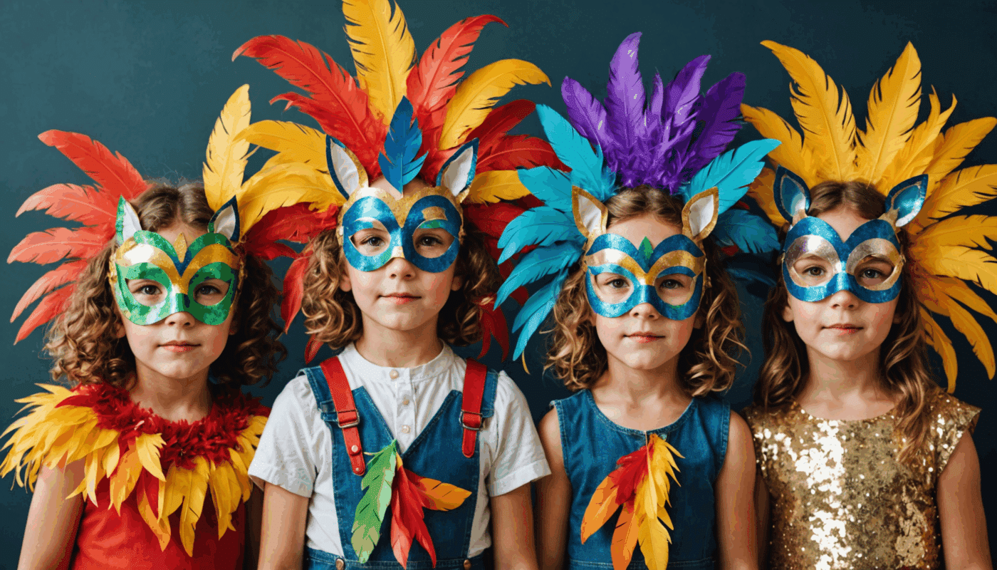 Carnaval : 20 masques DIY faciles et amusants pour les enfants