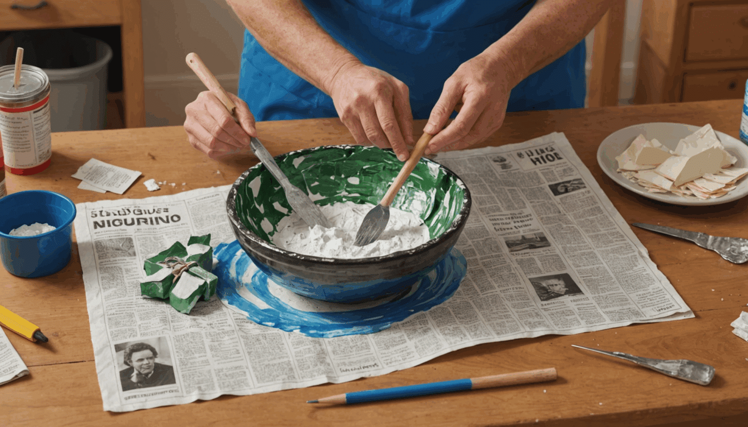 Papier mâché : guide facile étape par étape